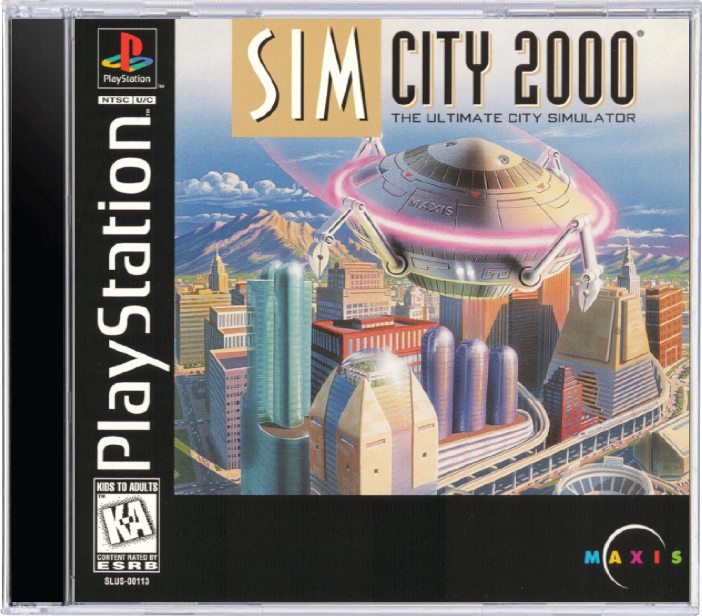 SimCity 2000 for Sony PlayStation 1 (PS1) | TVGC