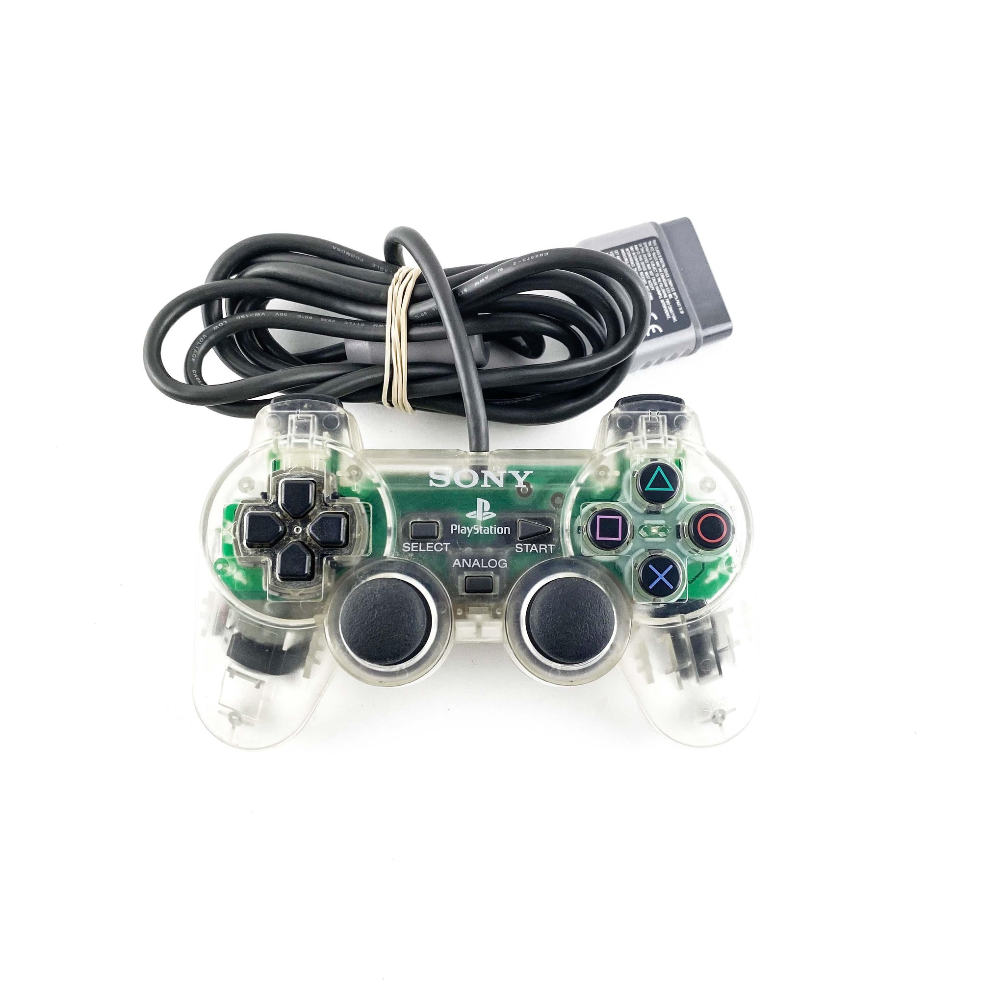 Sony PlayStation 1 PS1 Transparent Clear Controller