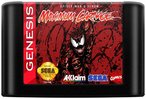 Spiderman Maximum Carnage for Sega Genesis | TVGC