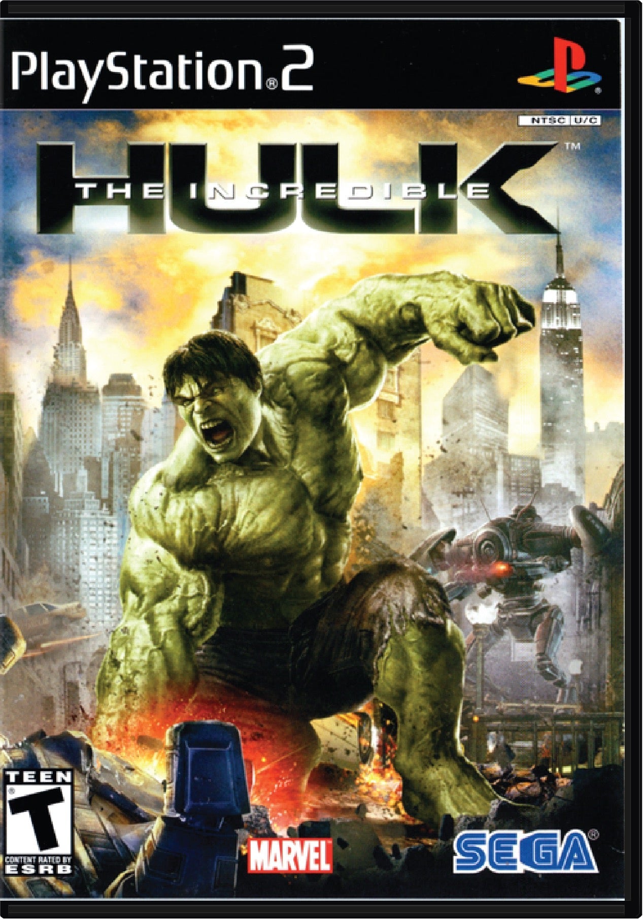 The Incredible Hulk for Sony PlayStation 2 (PS2) | TVGC