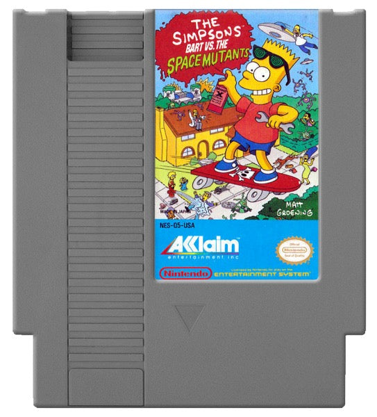 The Simpsons Bart vs the Space Mutants for Nintendo NES | TVGC