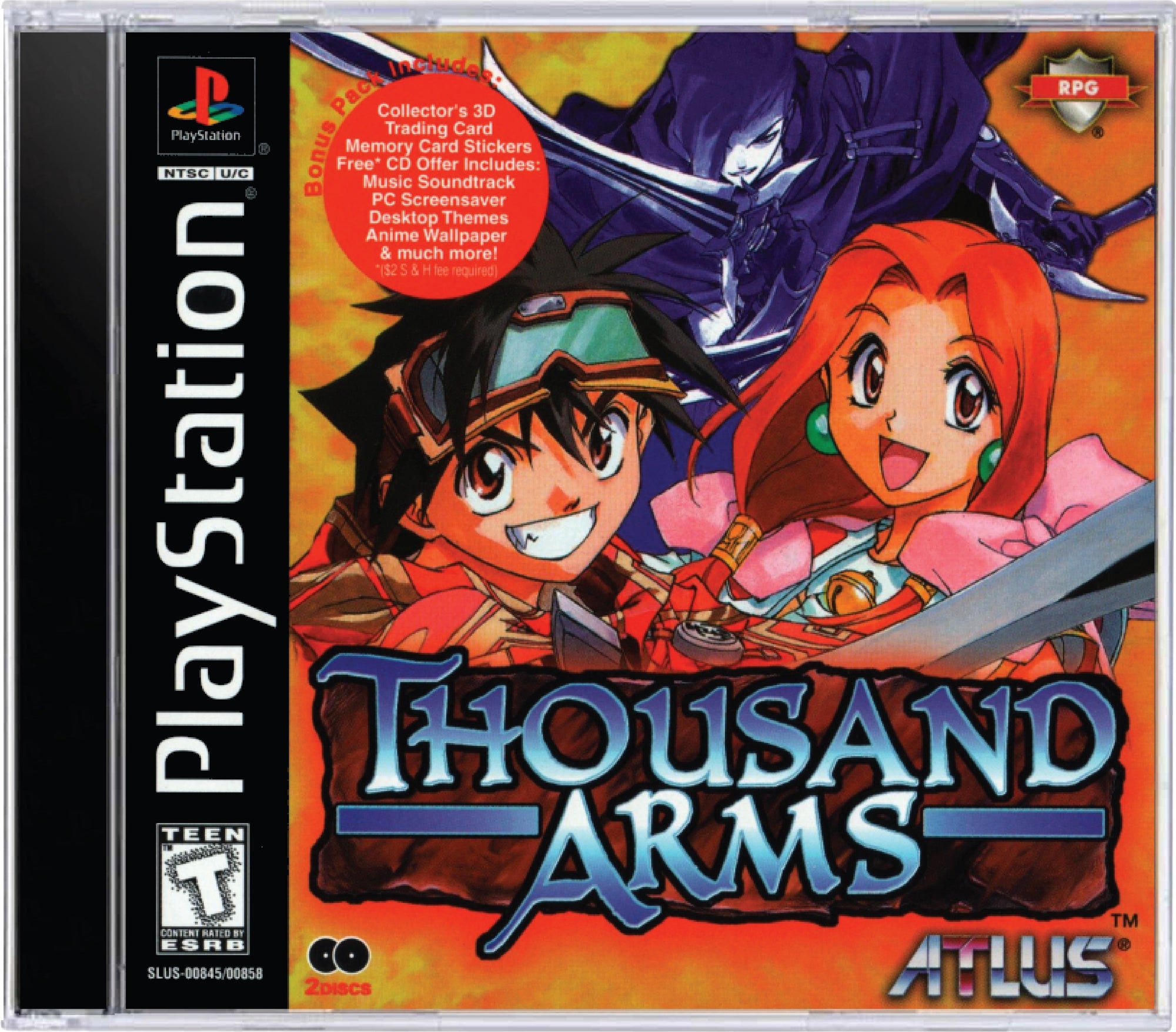 Thousand Arms for Sony PlayStation 1 (PS1) | TVGC