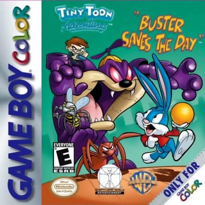 Tiny Toon Adventures Buster Saves the Day for Nintendo Game Boy Color ...