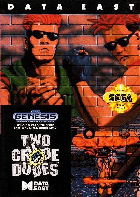 Two Crude Dudes for Sega Genesis | TVGC
