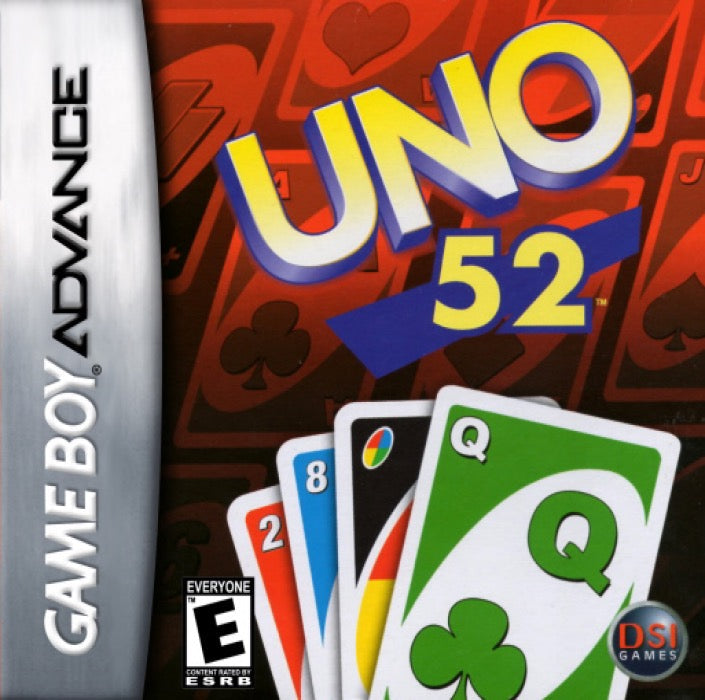 Uno 52 for Nintendo Game Boy Advance | TVGC