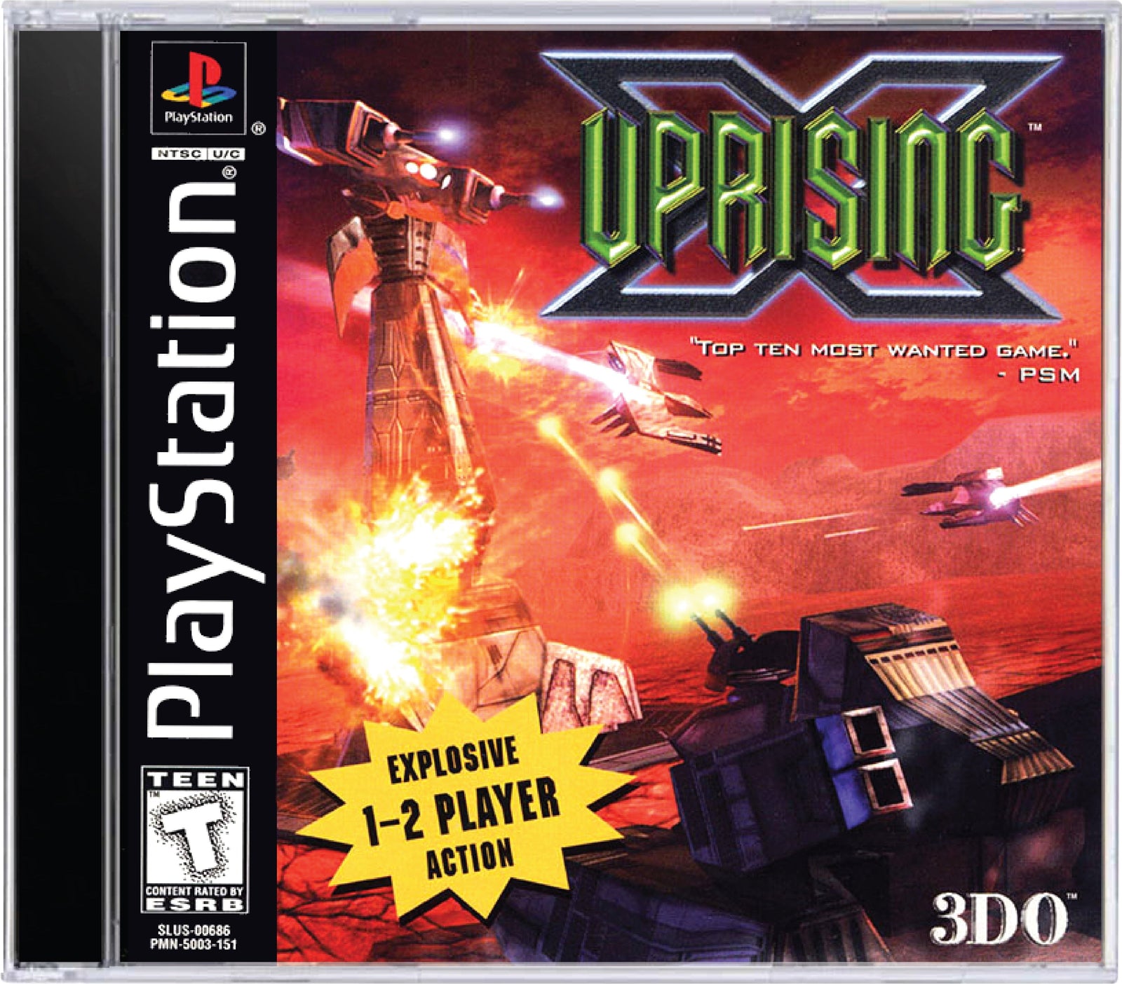 Uprising-X for Sony PlayStation 1 (PS1) | TVGC