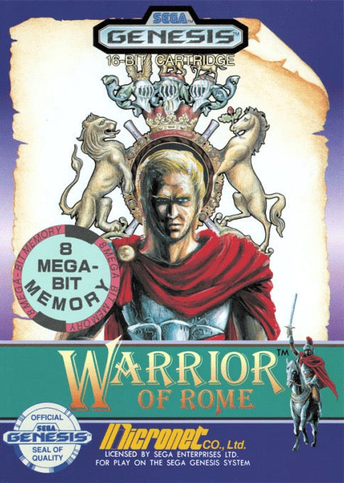 Warrior of Rome for Sega Genesis | TVGC