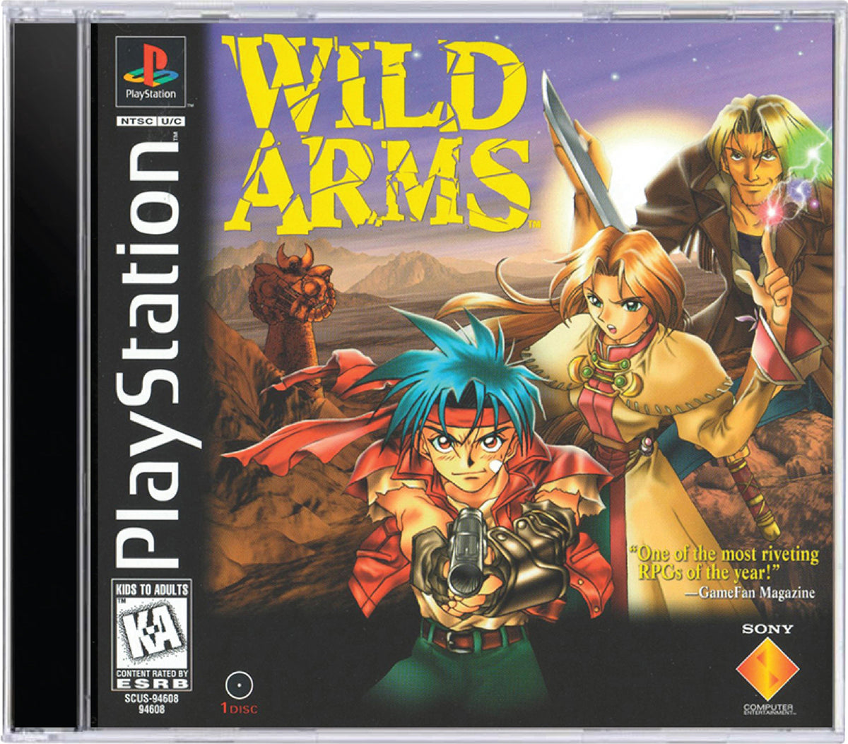 Wild Arms for Sony PlayStation 1 (PS1) | TVGC