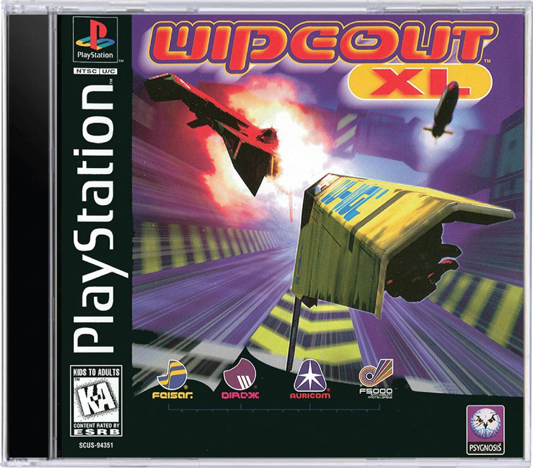 Wipeout XL for Sony PlayStation 1 (PS1) | TVGC