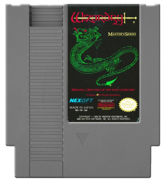 Wizardry Proving Grounds of the Mad Overlord for Nintendo NES | TVGC