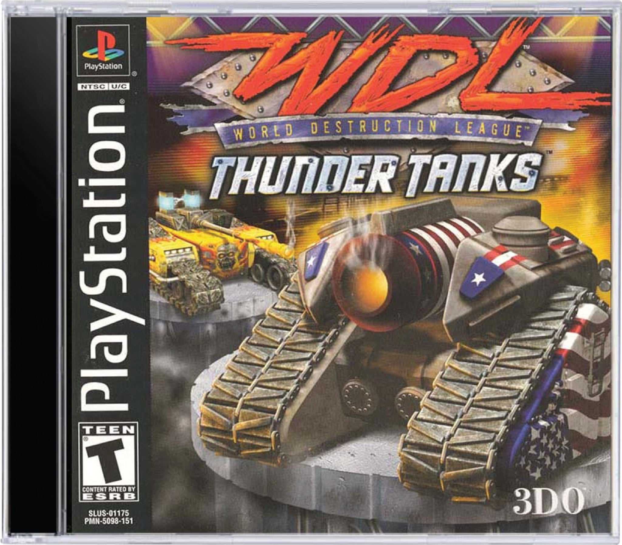 World Destruction League Thunder Tanks for Sony PlayStation 1 (PS1) | TVGC
