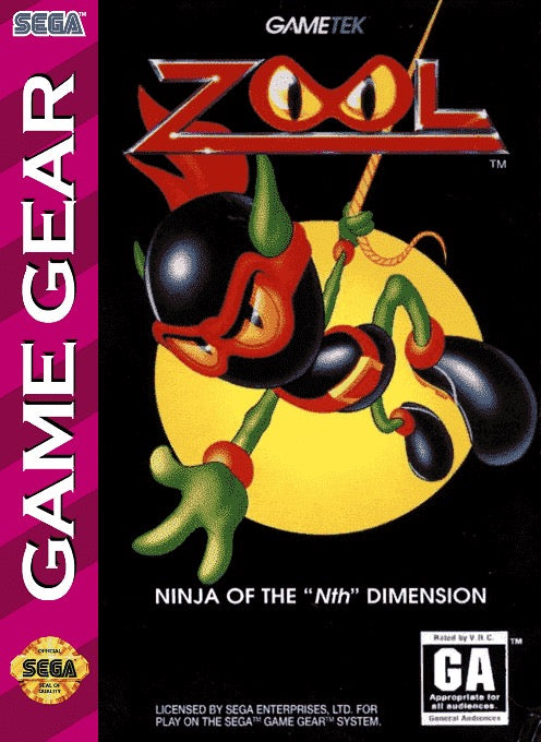 Zool Ninja of the Nth Dimension for Sega Game Gear | TVGC